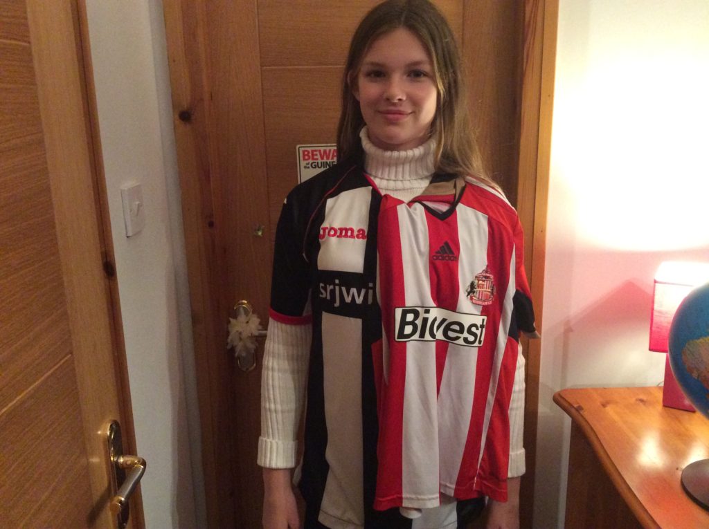 Young Hayley spots Sunderland's Dunfermline connection and interviews ...